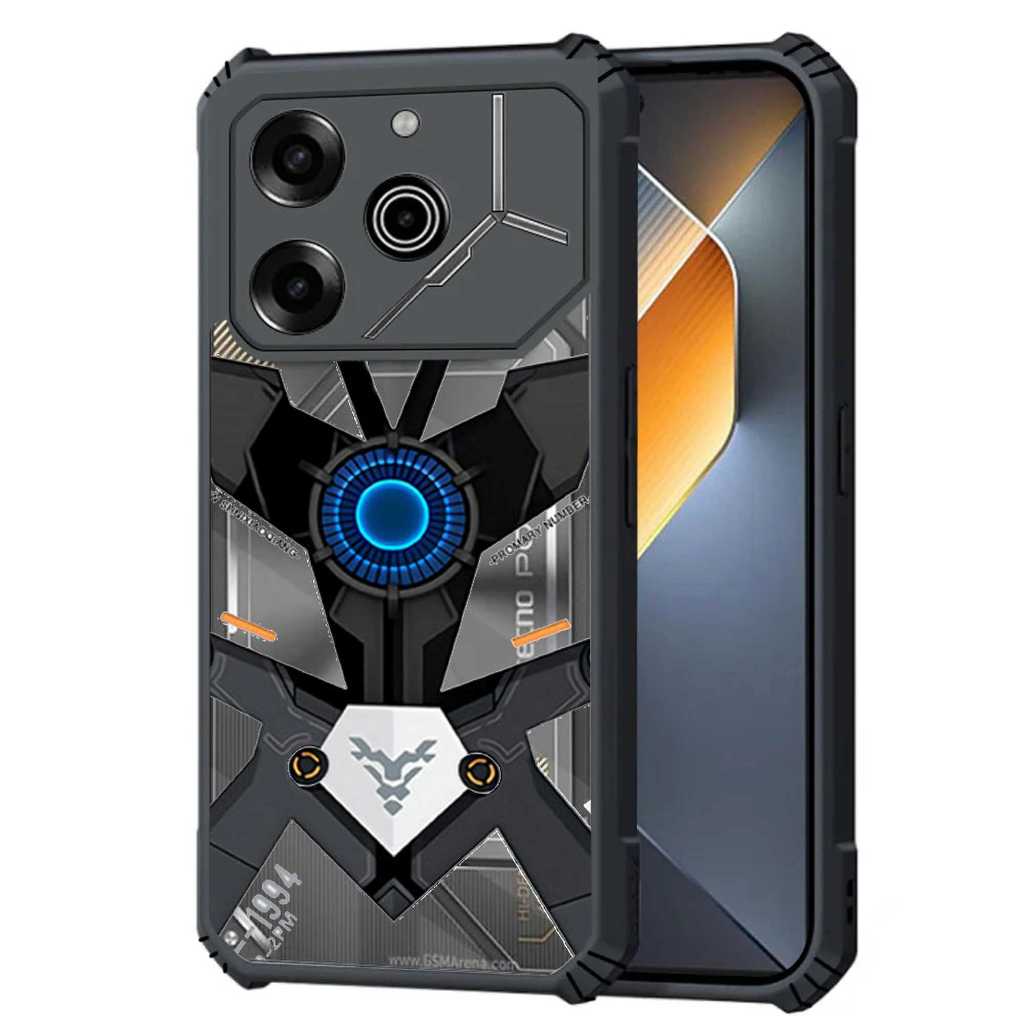 Transparent Phone Case For Tecno Pova 6 Neo Li7 6 Pro Li9 5 Pro 4 Pro ...