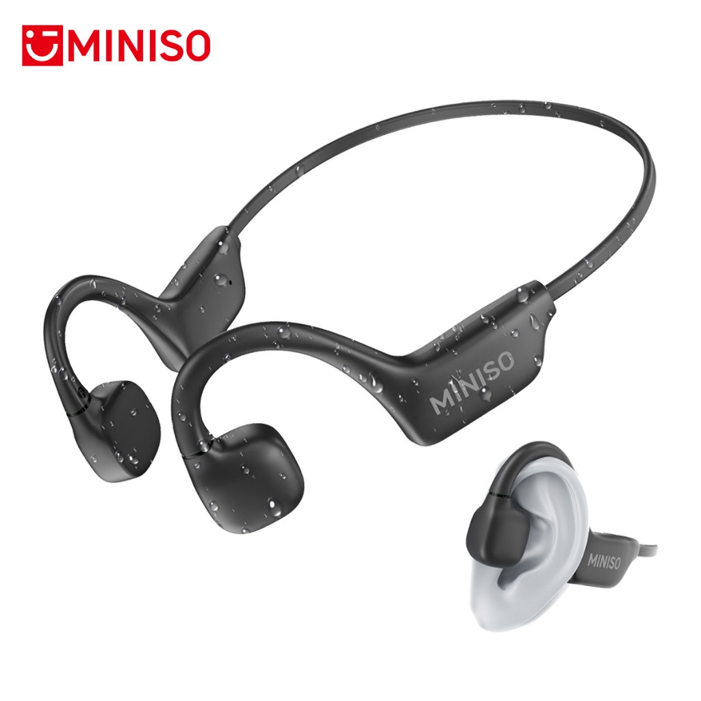 MINISO X60 Wireless Earbuds Bone Conduction Bluetooth 5.4 Sports ...