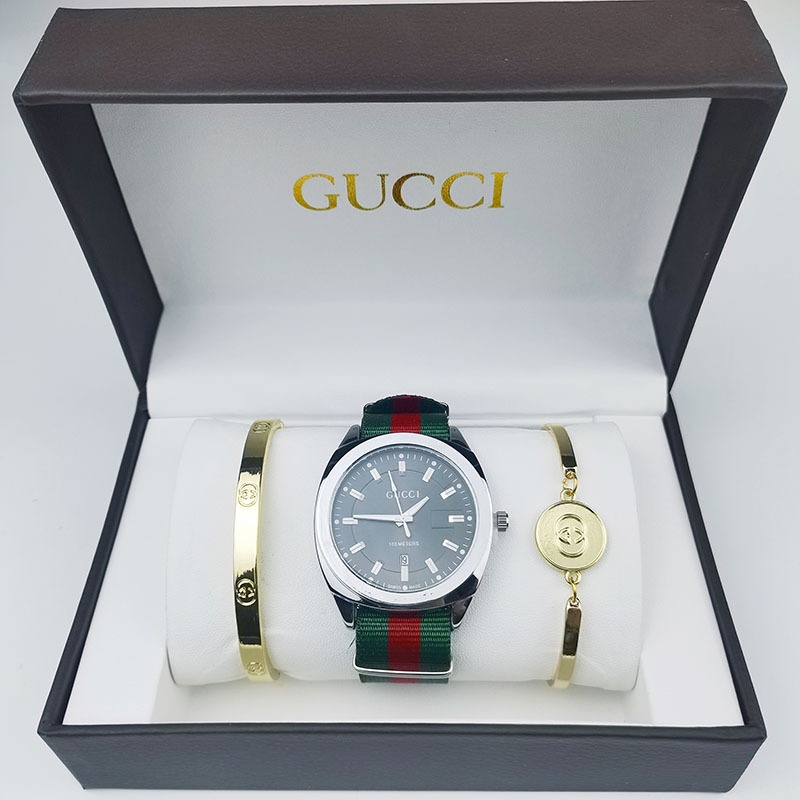 G GG Watch Three-Piece Set Quartz Men Foreign Trade Hot-selling Sports ...