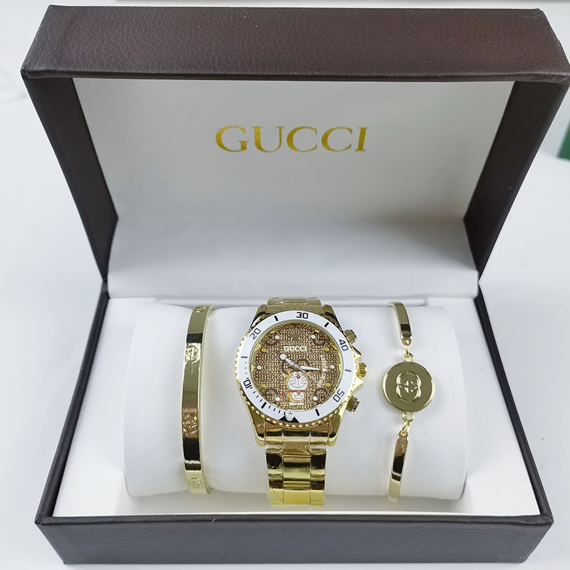 G GG Watch Three-Piece Set Quartz Men Foreign Trade Hot-selling Sports ...