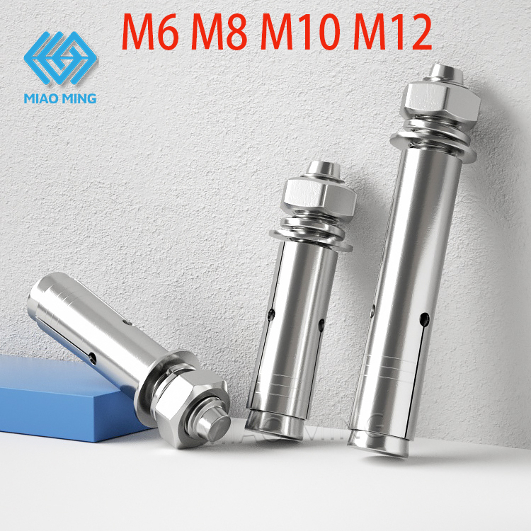 M6 M8 M10 M12 304 Stainless Steel Expansion Screw Expansion Bolt Sleeve ...