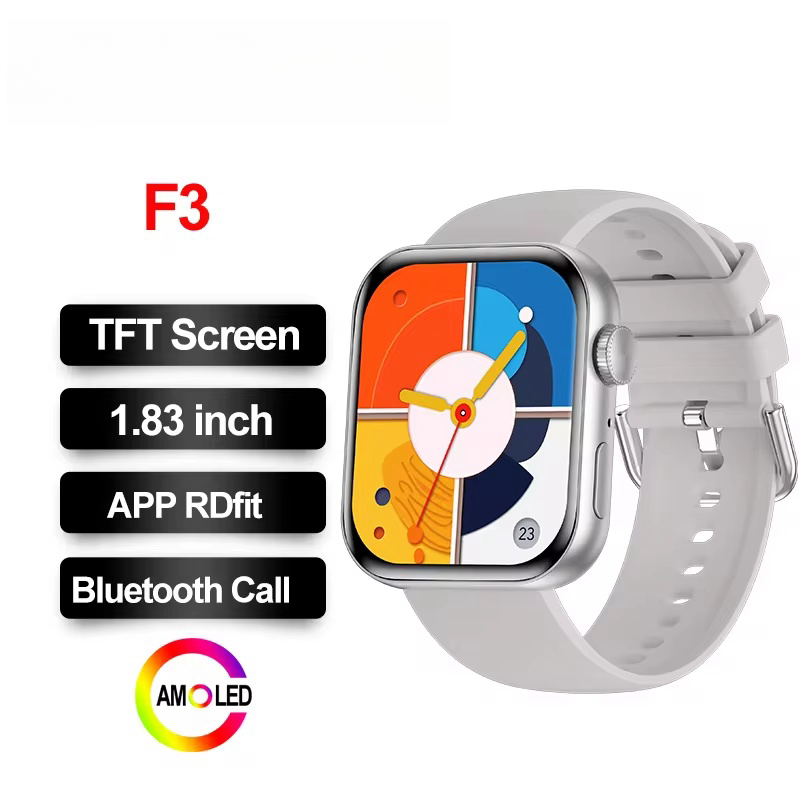 F3 Smart Watch 1.83 Inch NFC GPS Tracker 240*284 TFT Screen Men ...