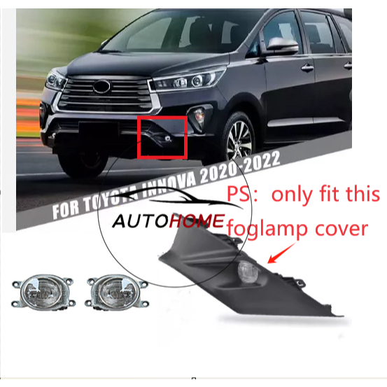 LED fog lamp light For Toyota INNOVA variant V 2020 2021 2022 2023 2024 ...