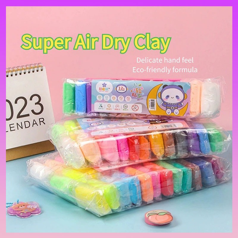 Light weight Clay Foam clay Air Dried clay Super Clay DIY 36 colorful ...
