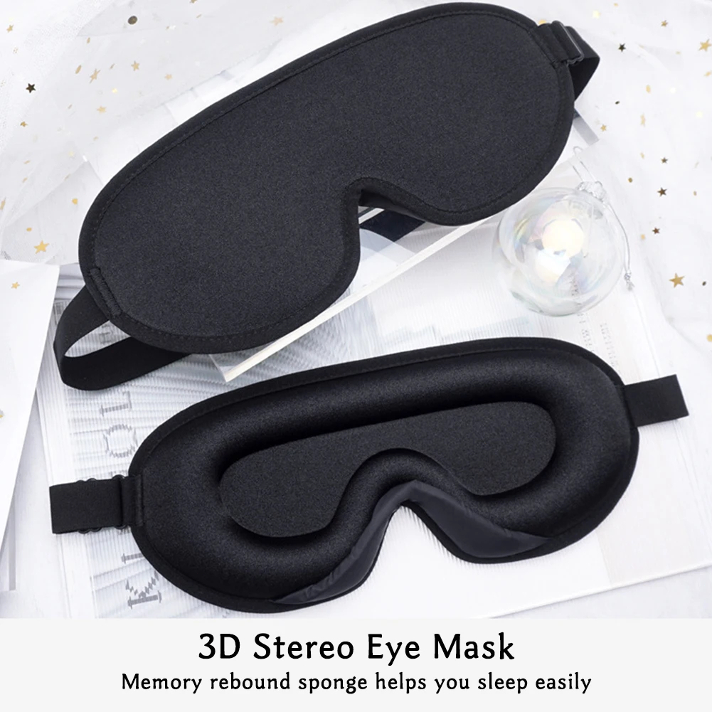 3D Sleep Mask and Side Mask 3D Eye Seal Eyelash Sleep Aid Full Coverage ...