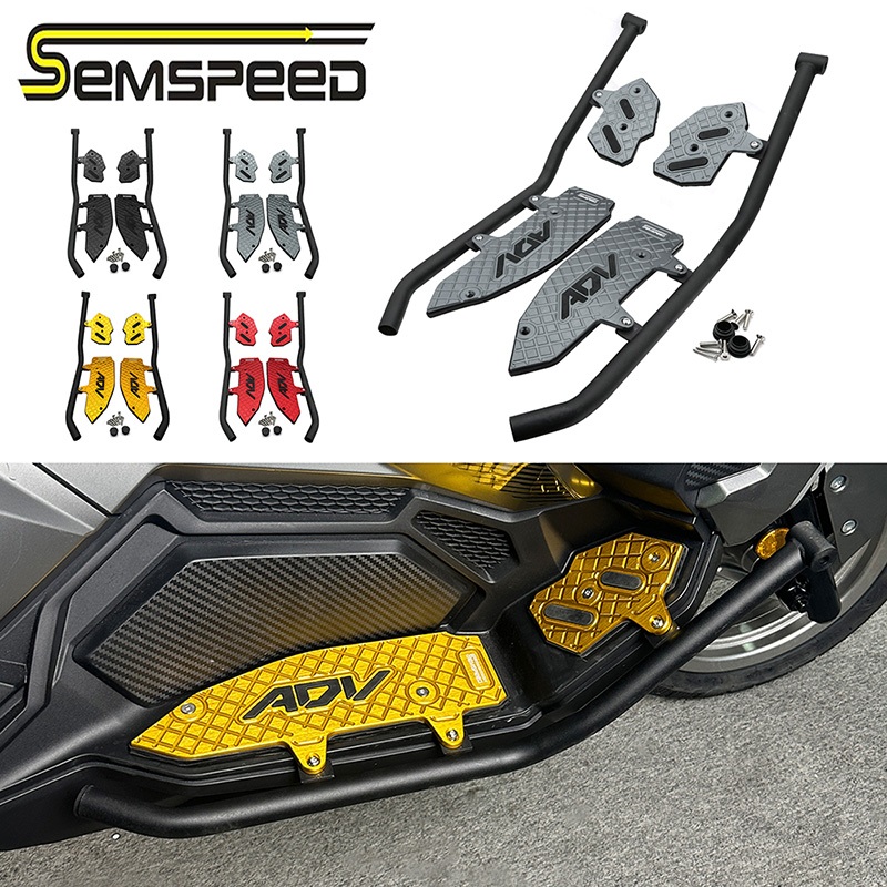 【SEMSPEED】For SYM Husky 150 ADV150 2024 Motorcycle Footrest Footboard ...