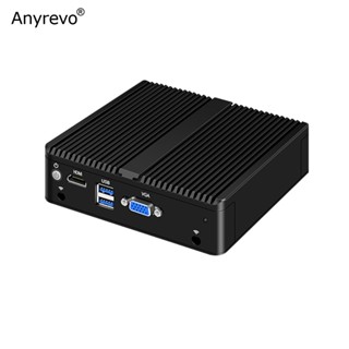 Fanless Mini PC Intel Celeron N5000 J4125 Quad Core Soft Router with 4 ...