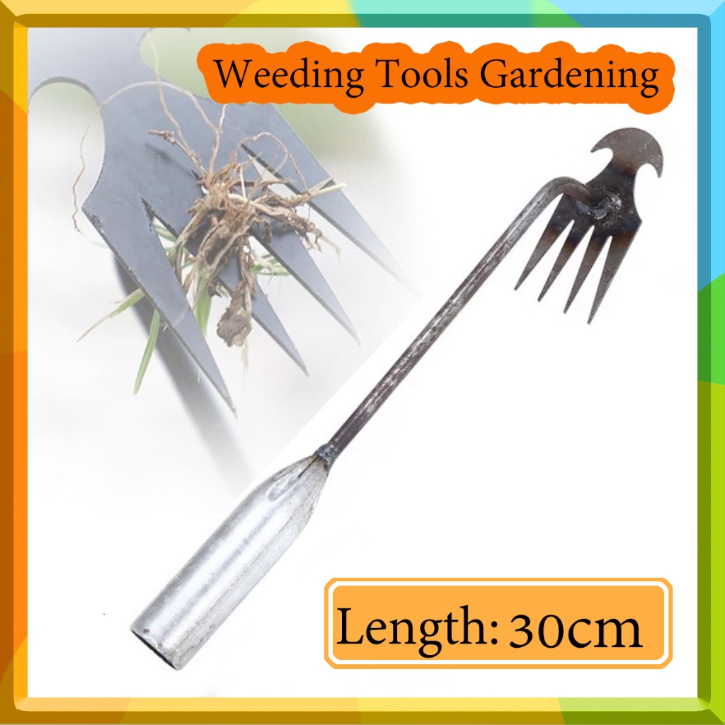 Weeding Rake | Essential Hand Weeder & Weed Puller Tools | Vegetable & Backyard Gardening ...