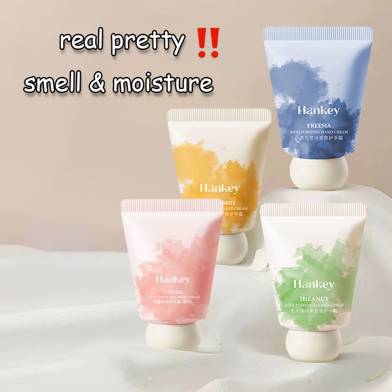 Hand cream whitening skin fragrant hand cool oil free student melatonin ...