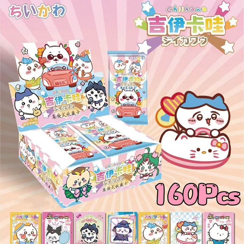 new Chiikawa collection cards whole box Usagi anime cards | Shopee ...