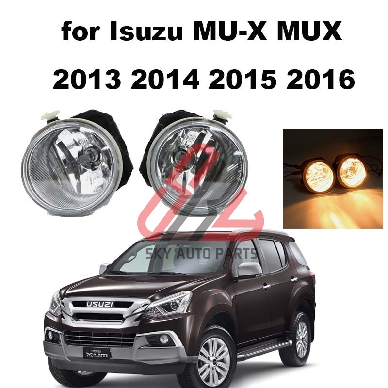 original quality For Isuzu MU-X MUX 2012 2013 2014 2015 2016 Fog Lamp light Clean Lens Spot ...
