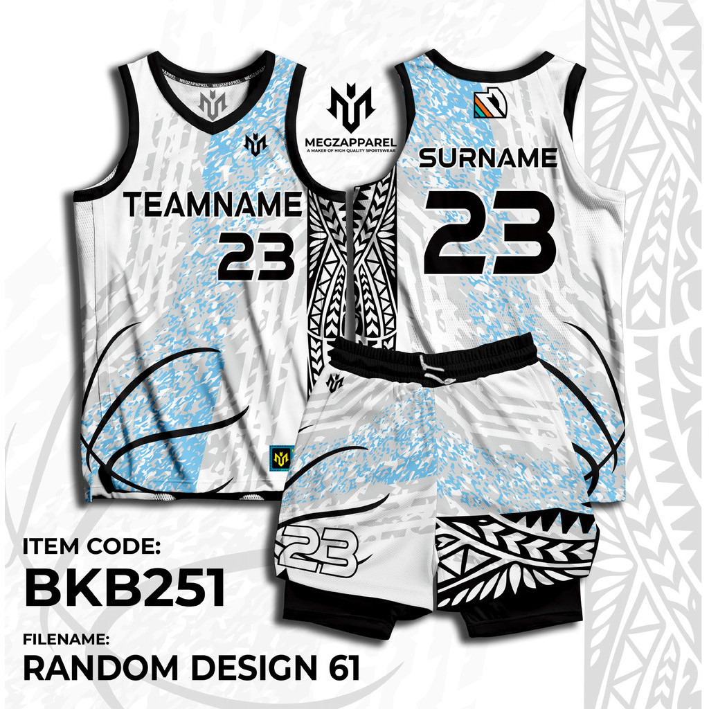 MEGZ BKB251 Customize Basketball Jersey Full Sublimation | Shopee Philippines