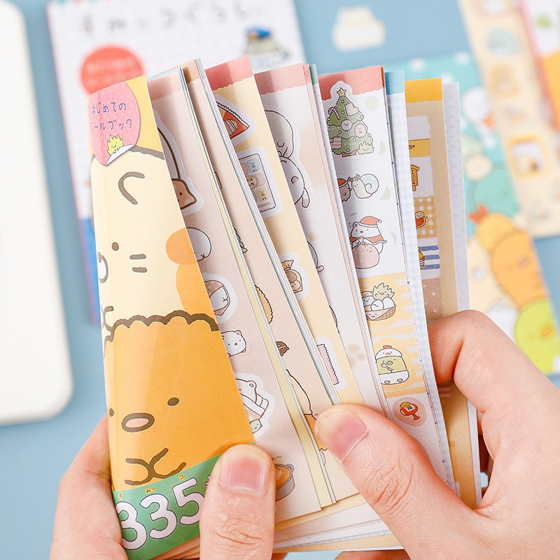 335pcs Kawaii Cartoon Stickers Book Cute Envelopes Seal Label Tags DIY ...
