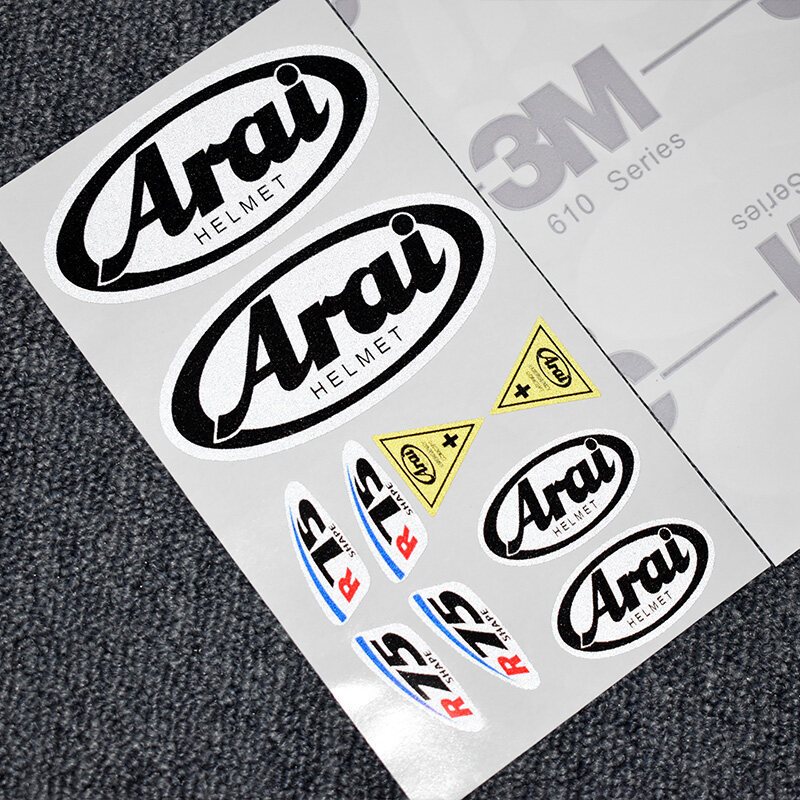*READY STOCK*3M Reflective Car Stickers Japan Arai Rrx7xR75 Helmet Lens ...