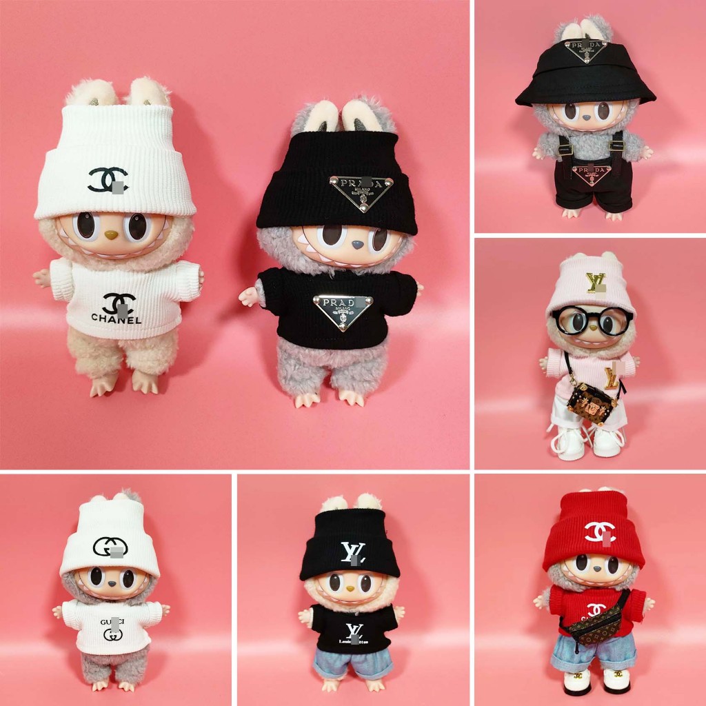 Labubu V1 clothes Labubu V2 Clothes Labubu MACARON Doll Accessories ...