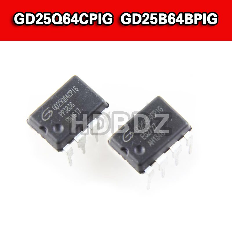1-5pcs GD25Q64CPIG GD25B64BPIG DIP-8 Memory Chip Asus BIOS Chip ...
