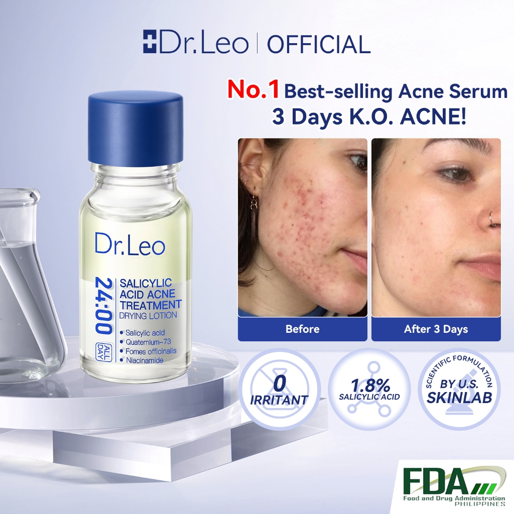 Dr.Leo Acne Net Acne Essence Salicylic Acid Anti-acne Serum Lighten ...