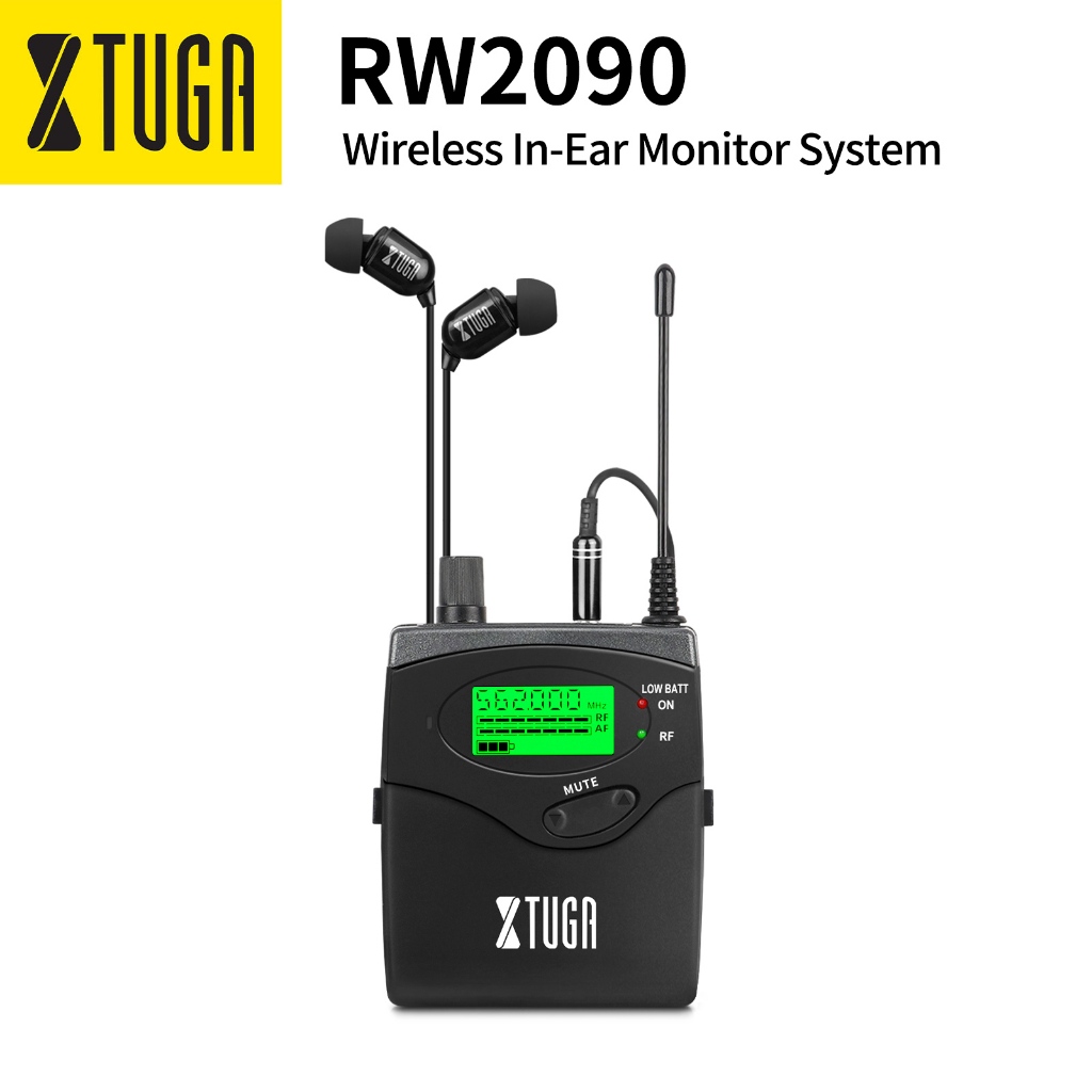 Xtuga Rw2090 Wireless In Ear Monitor System Extra Individual Bodypack