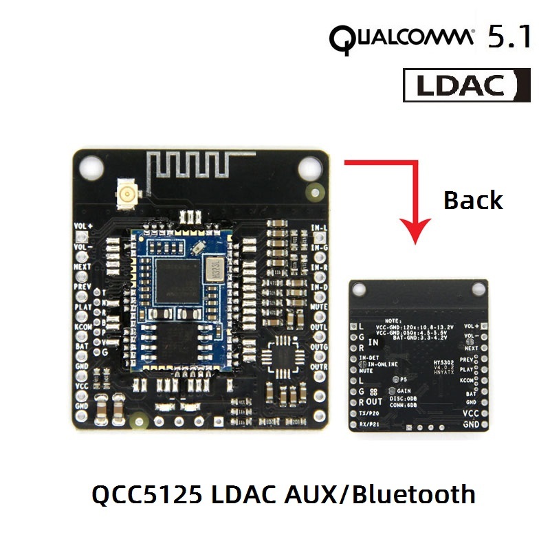 LDAC lossless QCC5125 Bluetooth Bluetooth V5.1 low power consumption ...