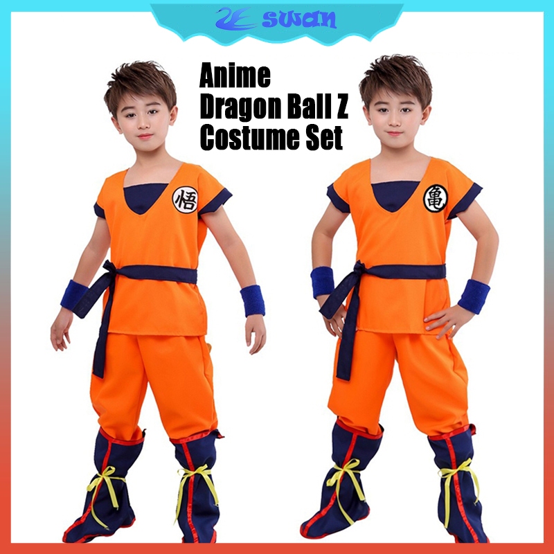 Anime Dragon Ball Z Costume For Kids Boy Suits Son Goku Cosplay ...