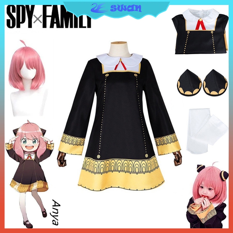 SPY×FAMILY Forger Anya Cosplay Costumes Women & Girl's Dress and ...