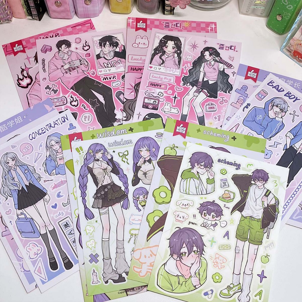 Original Character Stickers Cute Stickers Notebook Stickers Sweet Cool ...