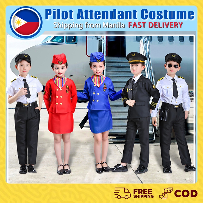 Pilot Costume for Kids Pilot Cosplay garment Career Day Flight ...