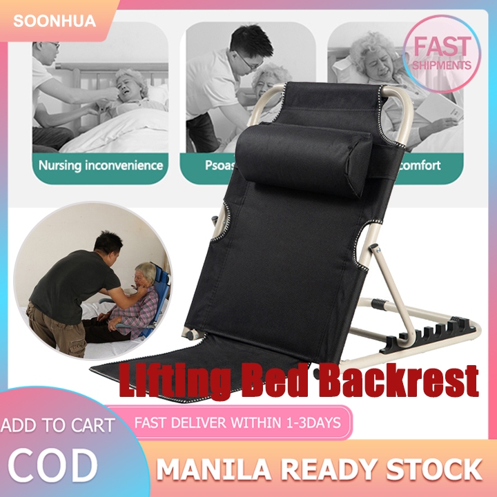 Elderly Bed Backrest Back Rest Bedchair Folding Recliner Computer Chair ...