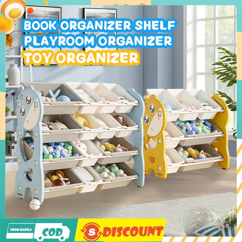 Organizer Storage for Kids Free Movement Toy Organizer with Anti-slip ...