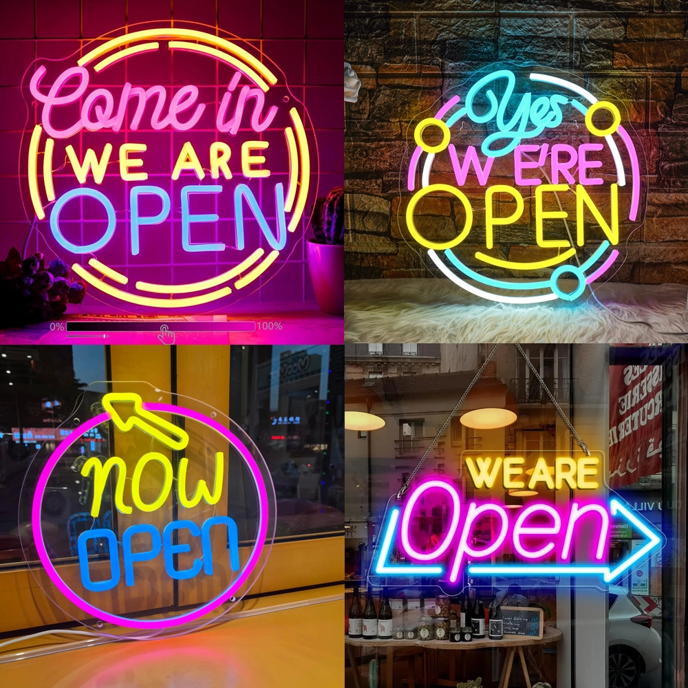 We Are Open Come In Neon Sign Open Come In Led Neon Lights for Wall ...