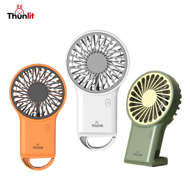 Thunlit Handheld Mini Fan Rechargeable Small Portable Pocket Hanging ...