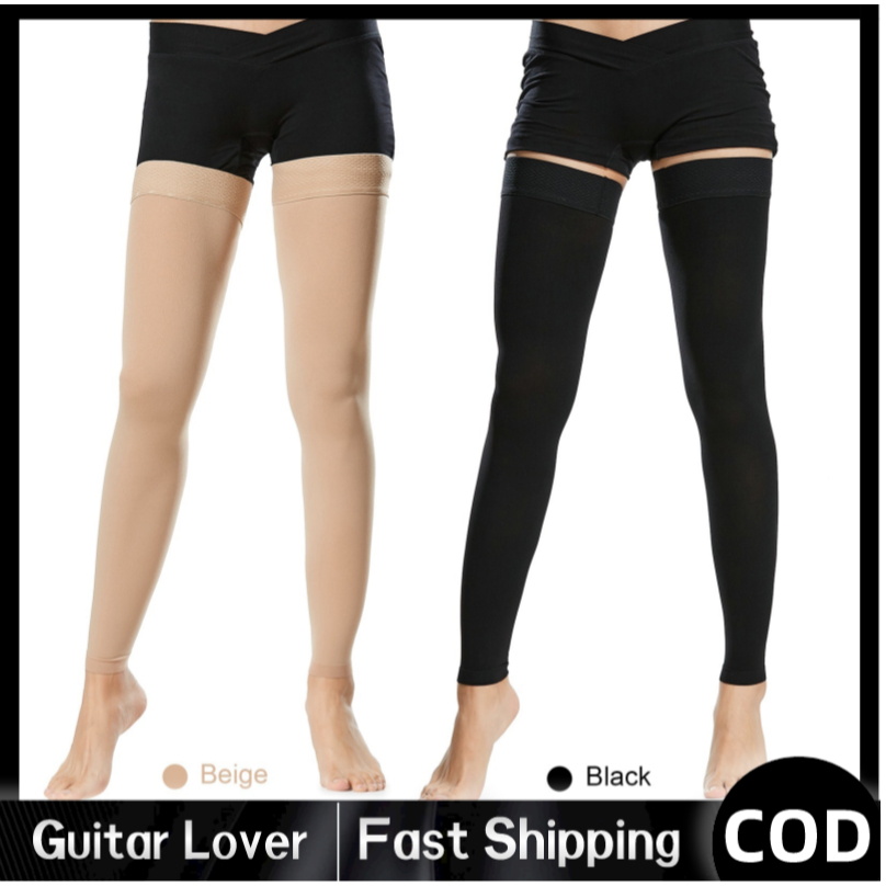 [LOCAL NEW&COD] 1 Pair Thigh High Socks Men Women 20-30mmHg Stockings ...