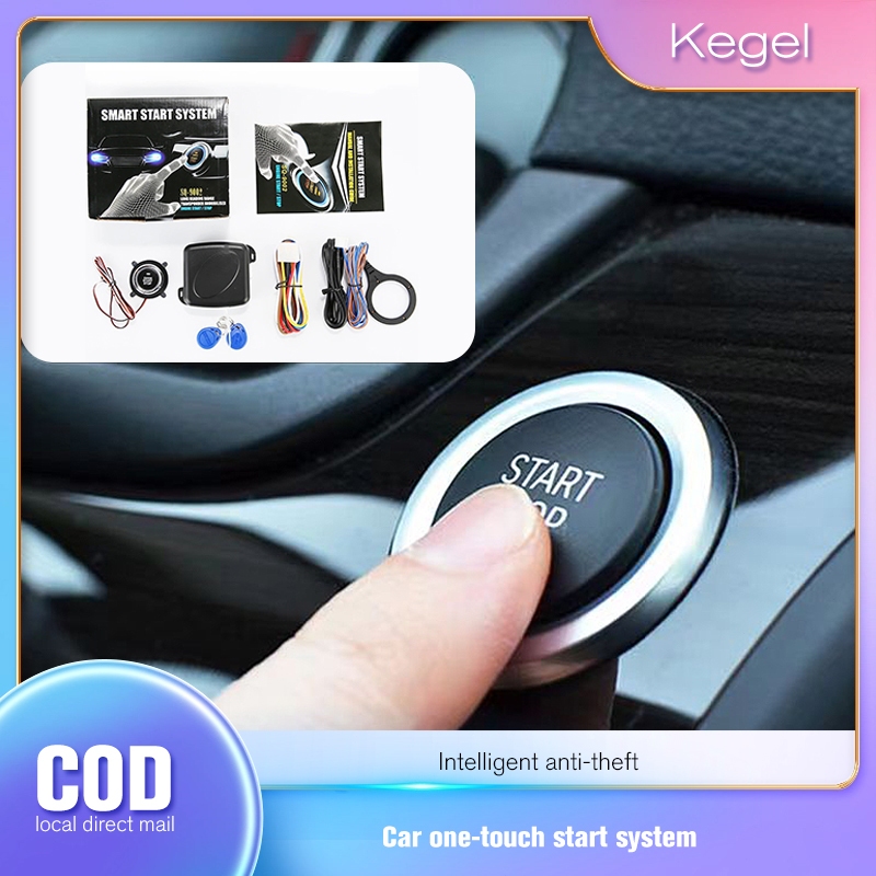 RFID Keyless Entry System/Car Alarm Start Stop Button Engine/Push ...