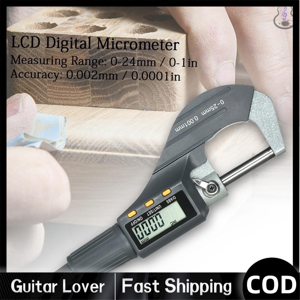 Precision Micrometer 0.001mm Micrometer 0-25mm Micro Caliper Easy In ...