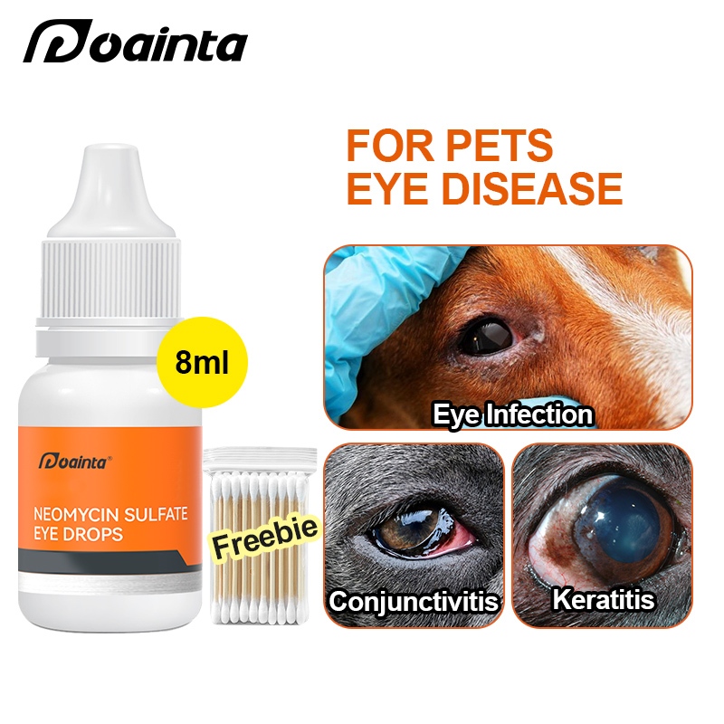 PUAINTA Conjunctivitis Eye Drops for Dogs and Cats Eye Infection ...