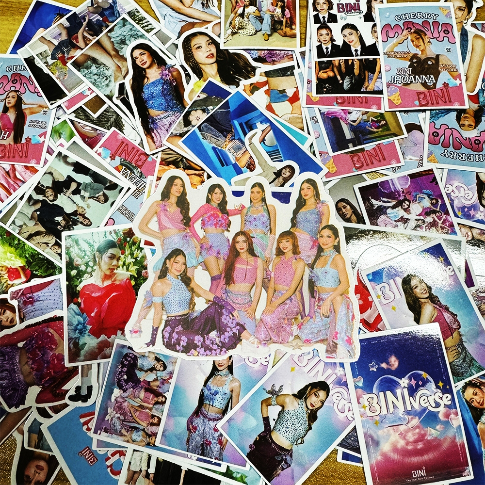 120pcs/set BINI Stickers Photo Sticker Aiah Colet Gwen Jhoanna Maloi ...