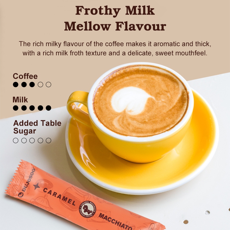 DUJOSOO Macchiato Coffee Kofe 120g(8*15) Add sugar free coffee to 0 ...