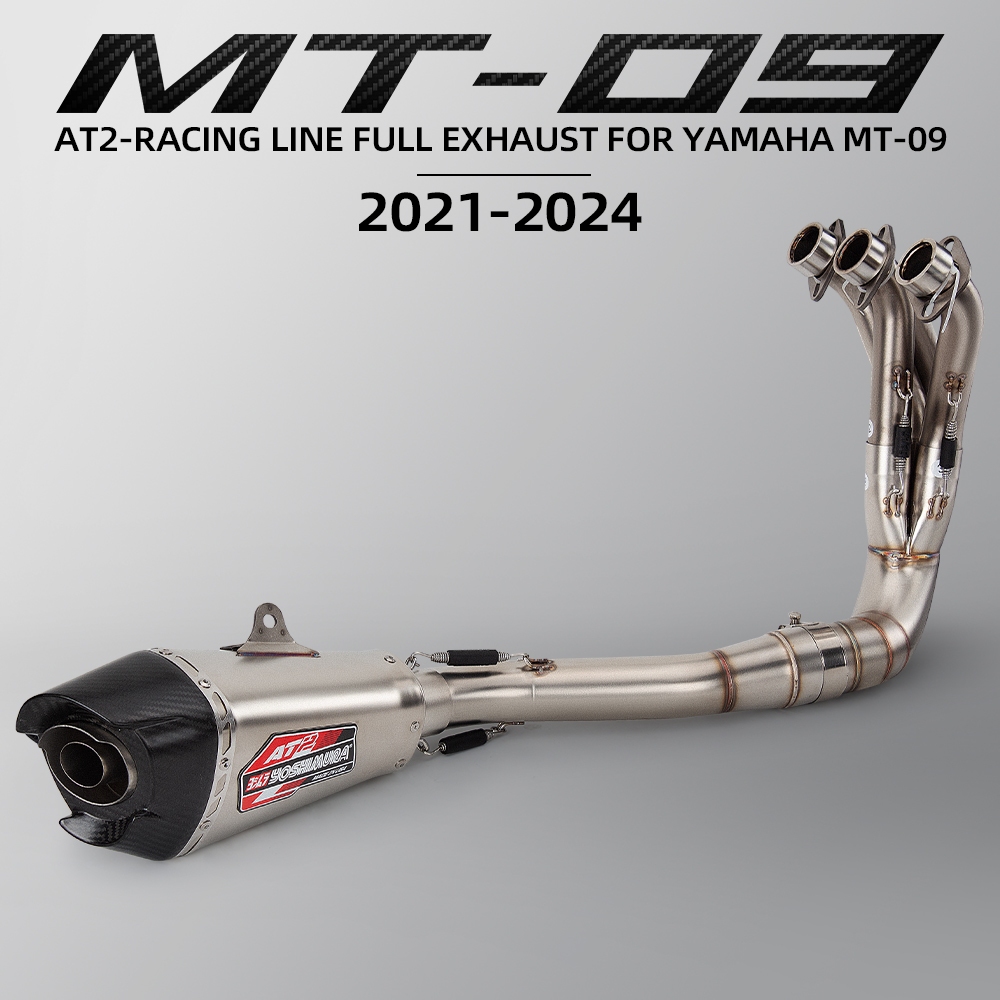 MT09 21-24 / XSR 900 22-24 Yoshimura Race AT2 Stainless Full Exhaust, w ...