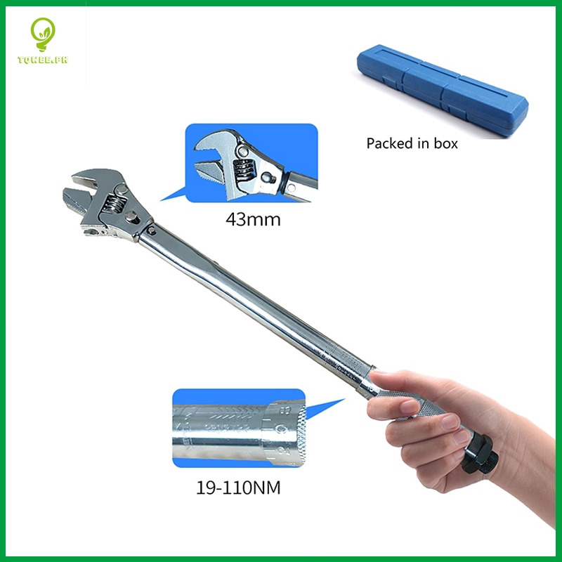 ZC 41CM 19-110NM Professional Grade Wrench Spanner with Changeable Head ...
