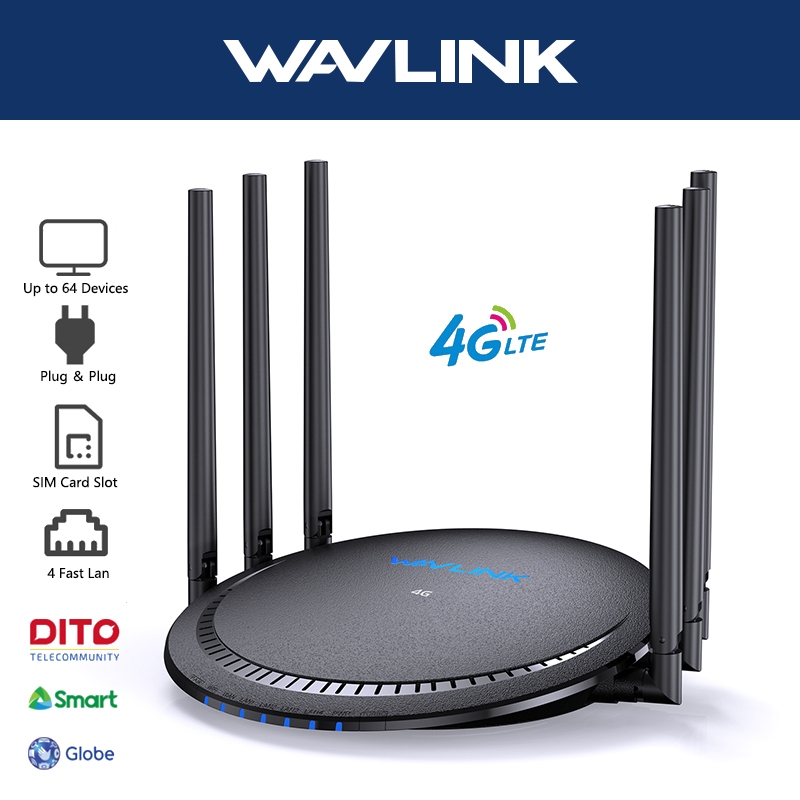 WAVLINK AC1200 4g LTE Wifi Modem With SIM Slot Dual Band Wireless ...
