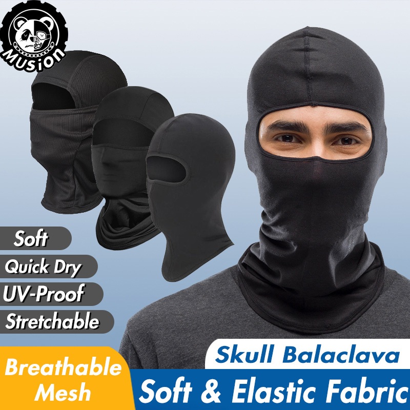 Musion Balaclava Full Face Mask Classic Balaclava Cycling Outdoor ...