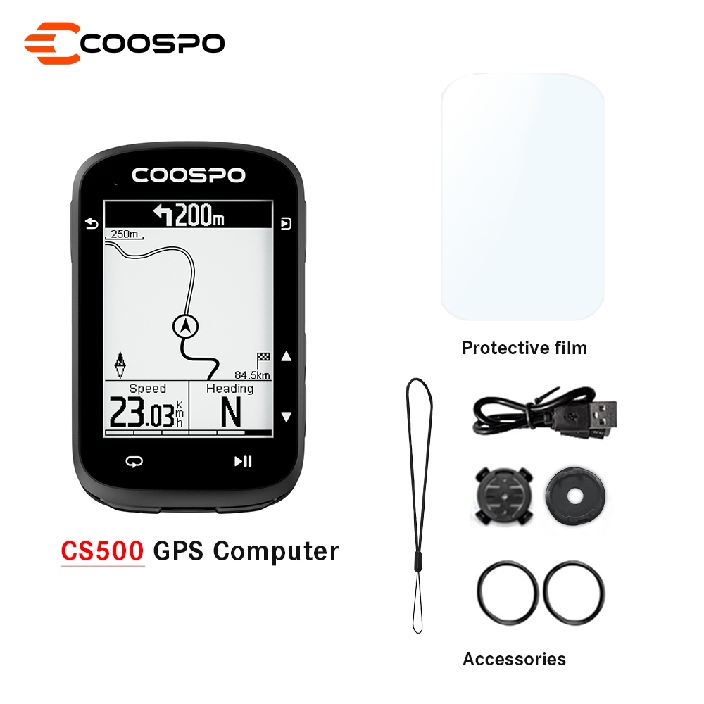 Garmin Bike Computer COOSPO CS500 Bike Computer GPS Wireless Cycling ...