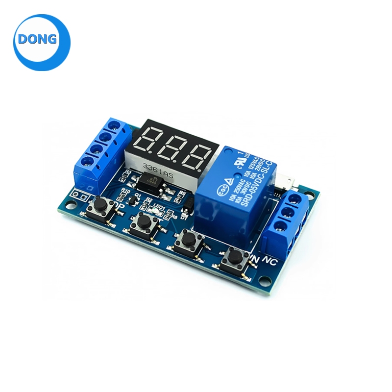 6-30V Time Delay Relay Module Switch Trigger Circuit Timer DC12V 24V XY-J02 Incubator for ...