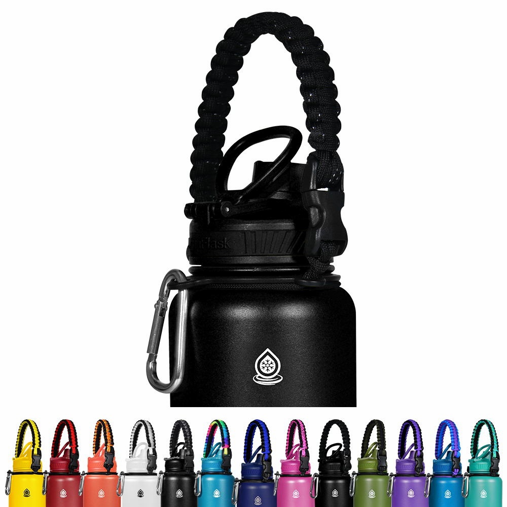 Paracord Handle for Aquaflask 12- 64oz Wide Mouth Bottles, Paracord ...