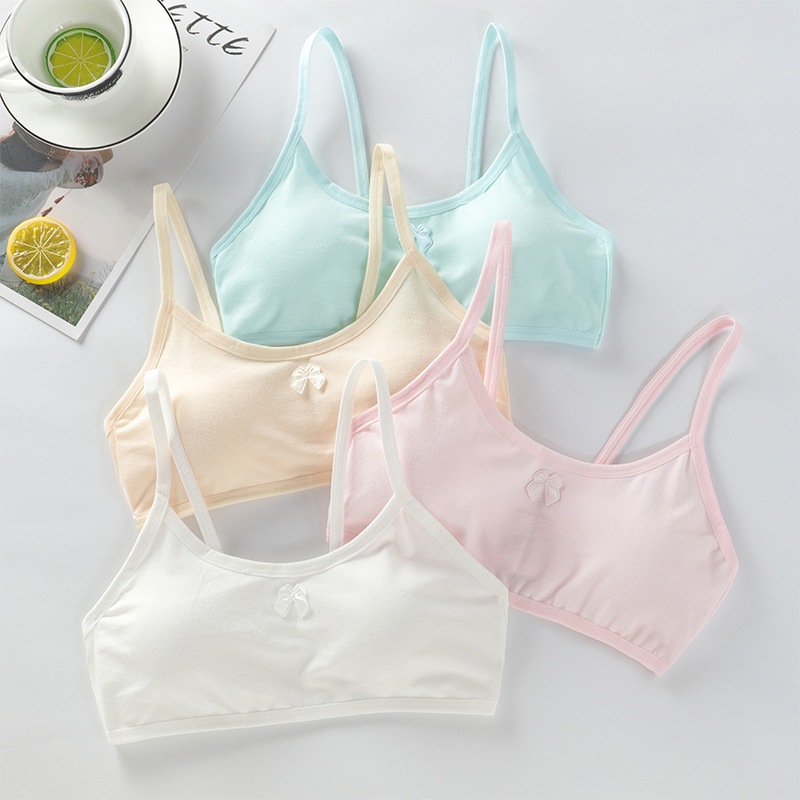New (6-16)Years Lightweight Teenagers Girl Baby Bra Includ Sponge Pad ...