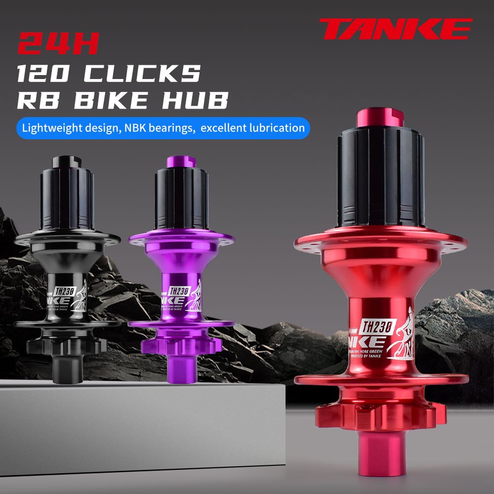 TANKE TH230 Road Bicycle Hub Front Rear 24H Folding Bike Hub Disc 4 ...