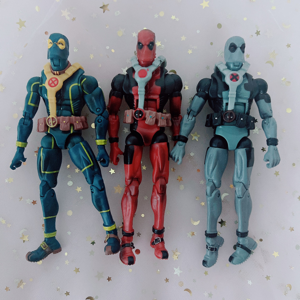 16cm Deadpool Groot Anime Action Figure Model X-Men Doll Car Decoration ...