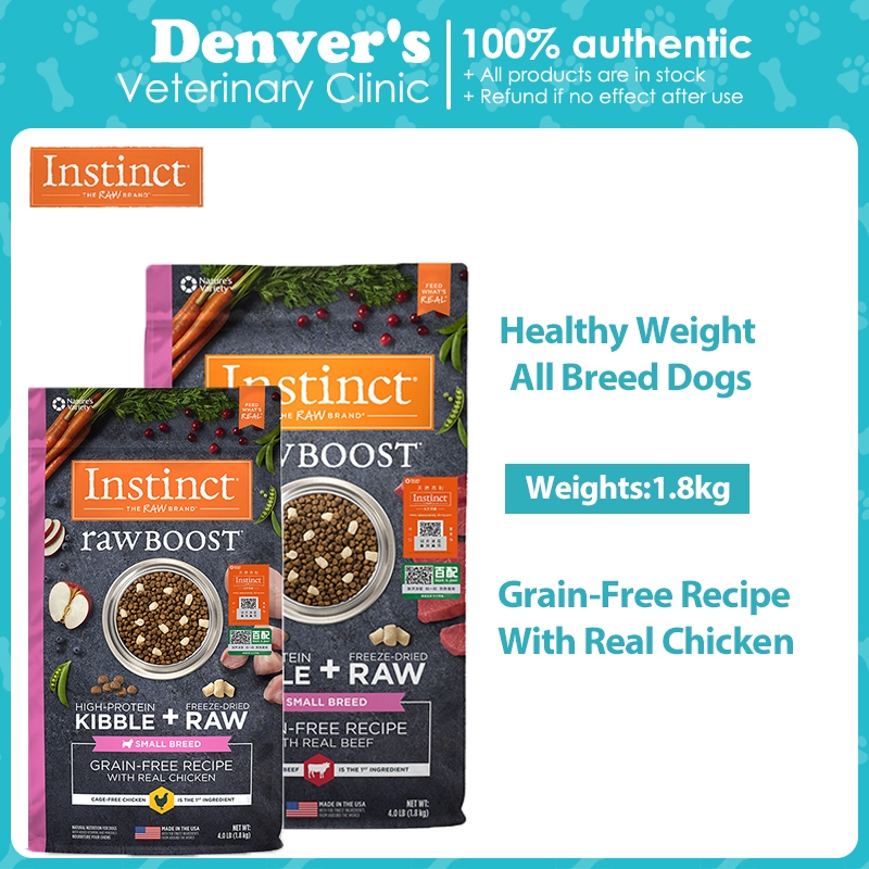 Instinct Raw Boost For Small Breed Real Chicken and Beef Recipe Natural ...