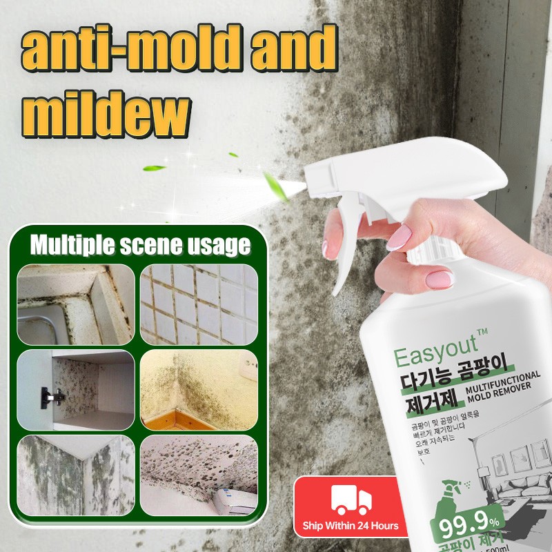Japan 5 Minutes Quickly Mold Remover Spray Mold Mildew Stains Mould ...