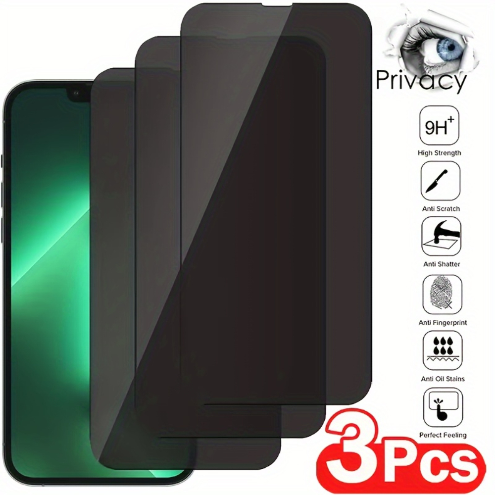 3Pcs Anti-Spy Tempered Glass Samsung Galaxy A05 A55 A35 A25 A25 A15 A20 A21S A30 A50 A70 A70S ...